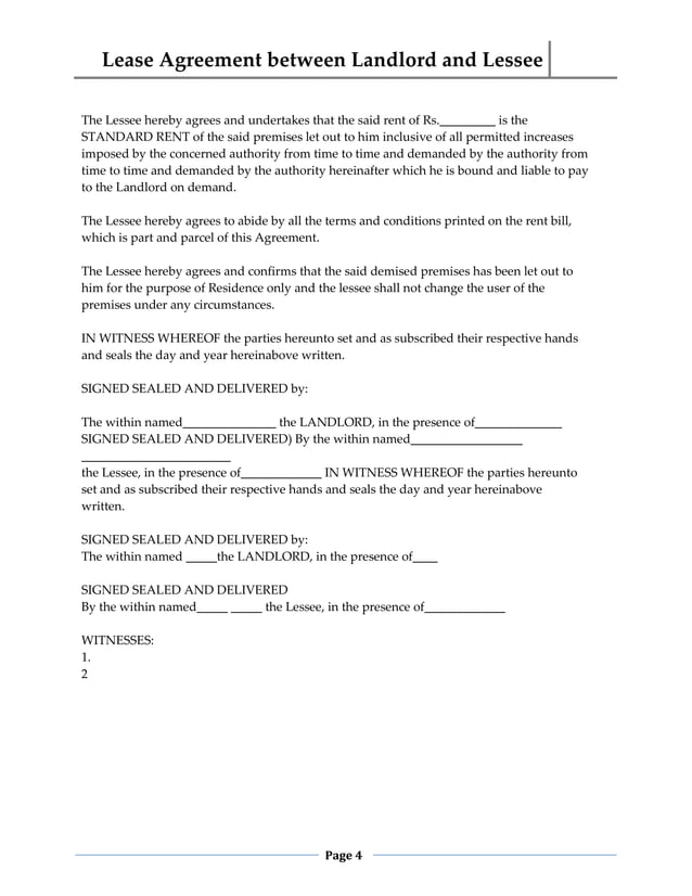 Lease Agreement In India lease-agreement-in-india
