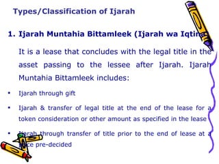 Lease and ijarah | PPS