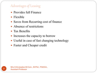 Lease financing | PPSX