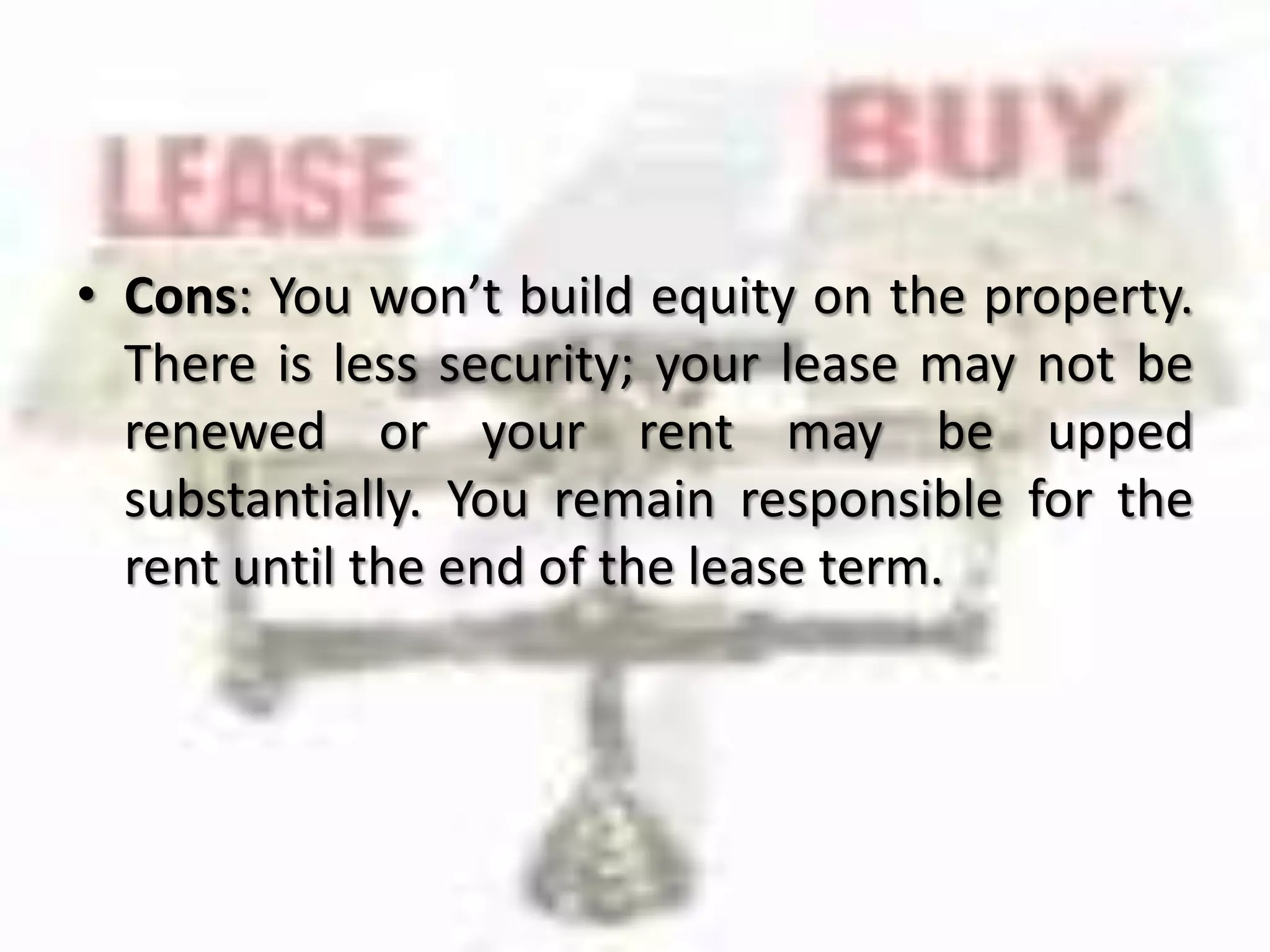 Lease or buy(finished) | PPTX