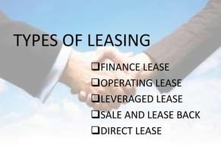 Lease finance | PPTX