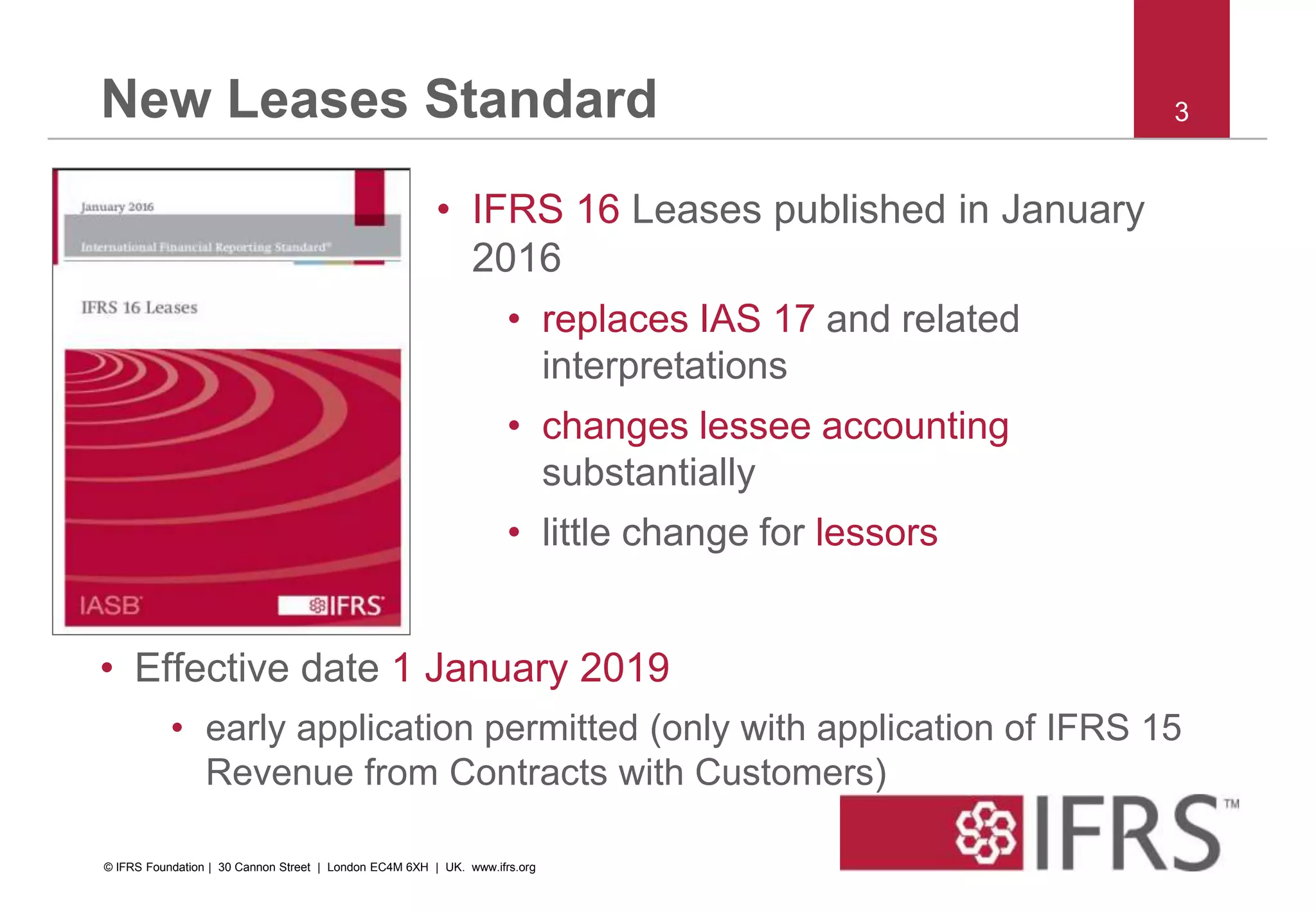 IFRS 16 Leases Presentation | PPTX