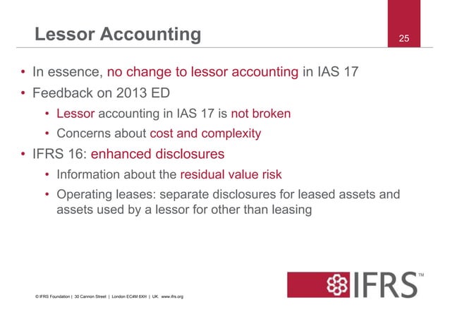 IFRS 16 Leases Presentation | PPTX | Stocks and Bonds | Personal Investing