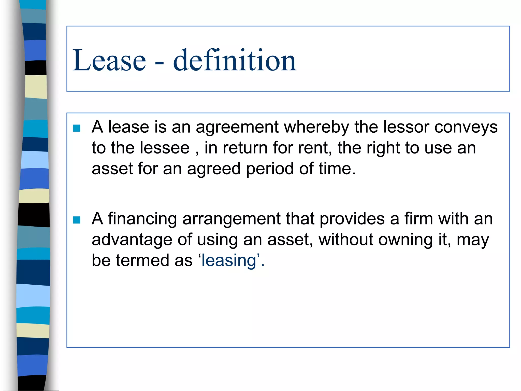 Leasing | PPTX