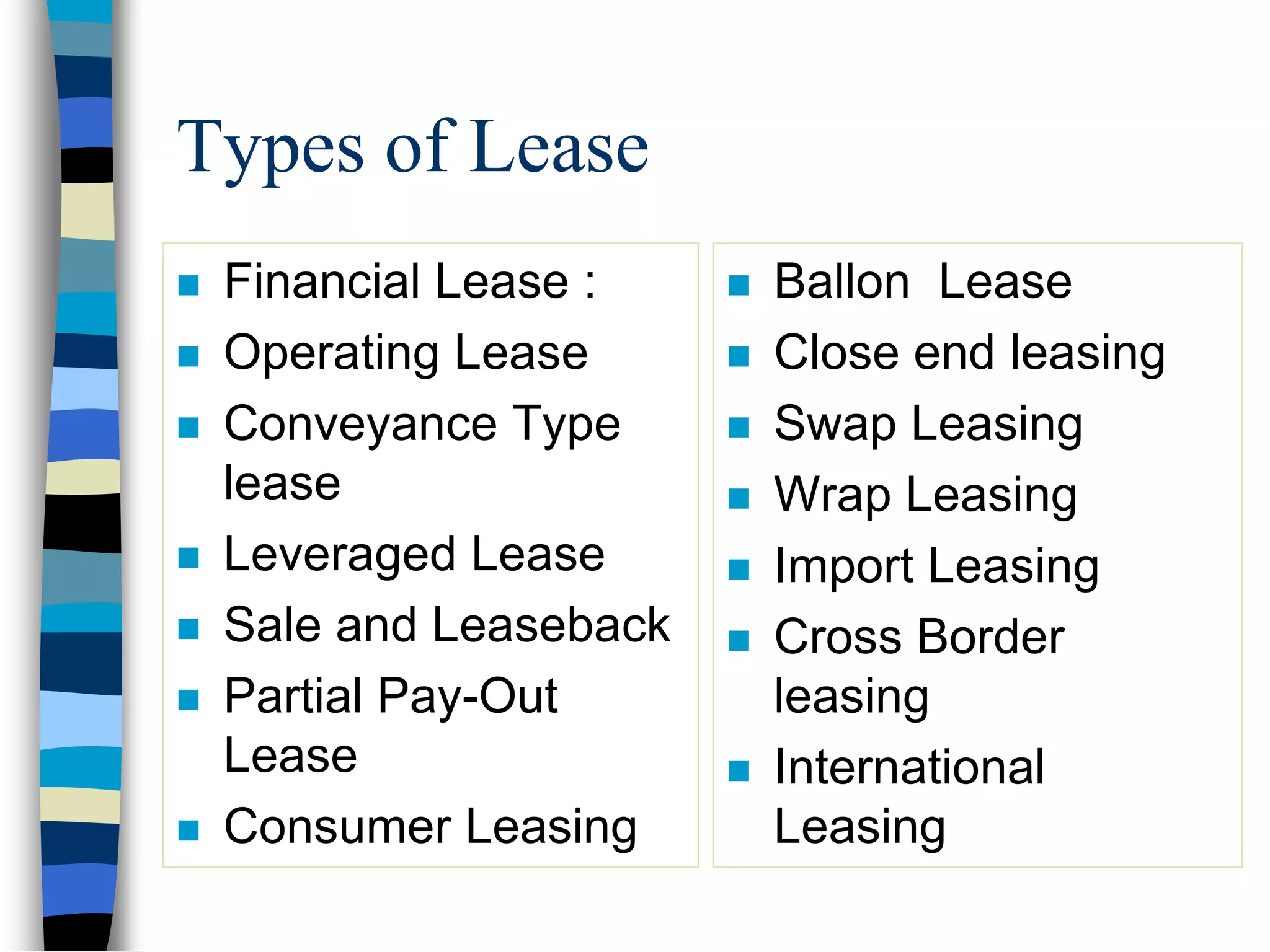 Leasing | PPTX