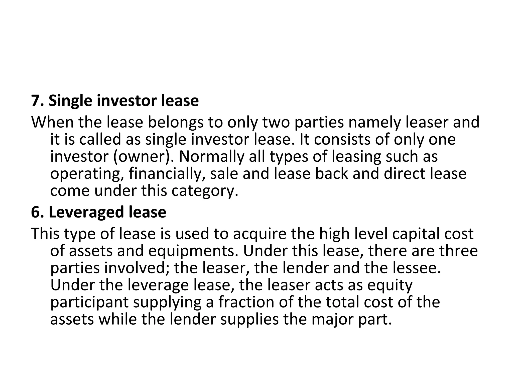 Leasing | PPT