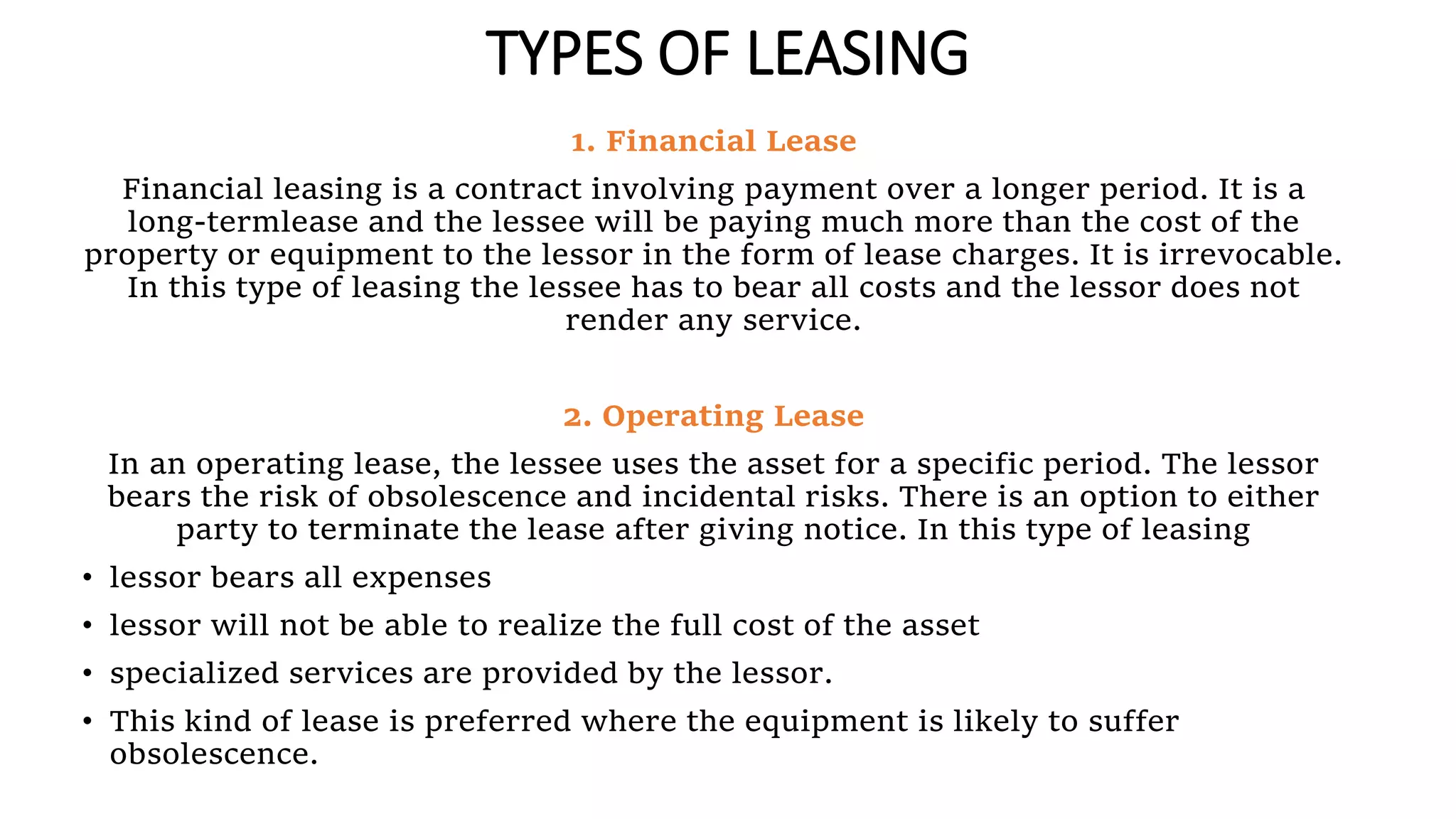 Leasing | PPTX