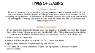 Leasing | PPTX