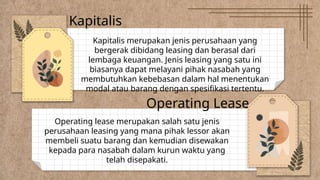 Pengertian, Jenis - Jenis, Manfaat Leasing.pptx