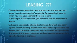 Leasing & Hire purchase | PPTX