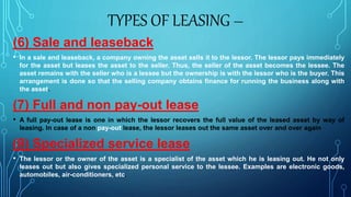 Leasing & Hire purchase | PPTX