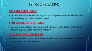 Leasing & Hire purchase | PPTX