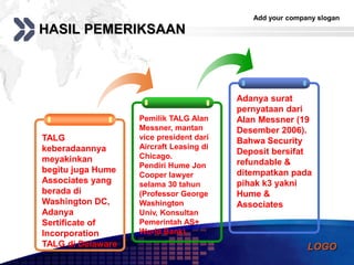 Leasing Merpati & TALG | PPTX