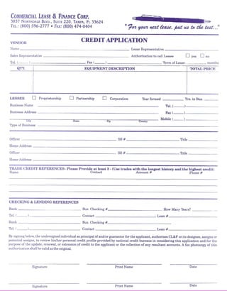 Leasing packet | PDF