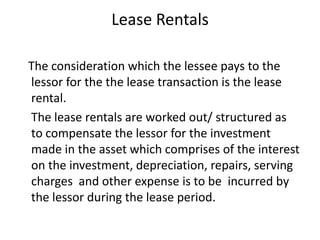Leasing–regulatory framework | PPTX