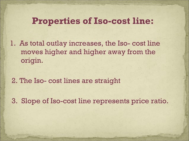 Least cost combination | PPT