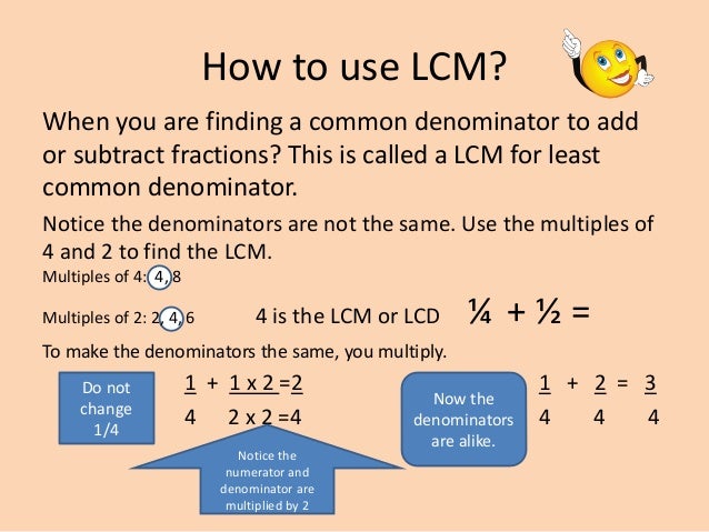 Least Common Multiple Least Common Multiple