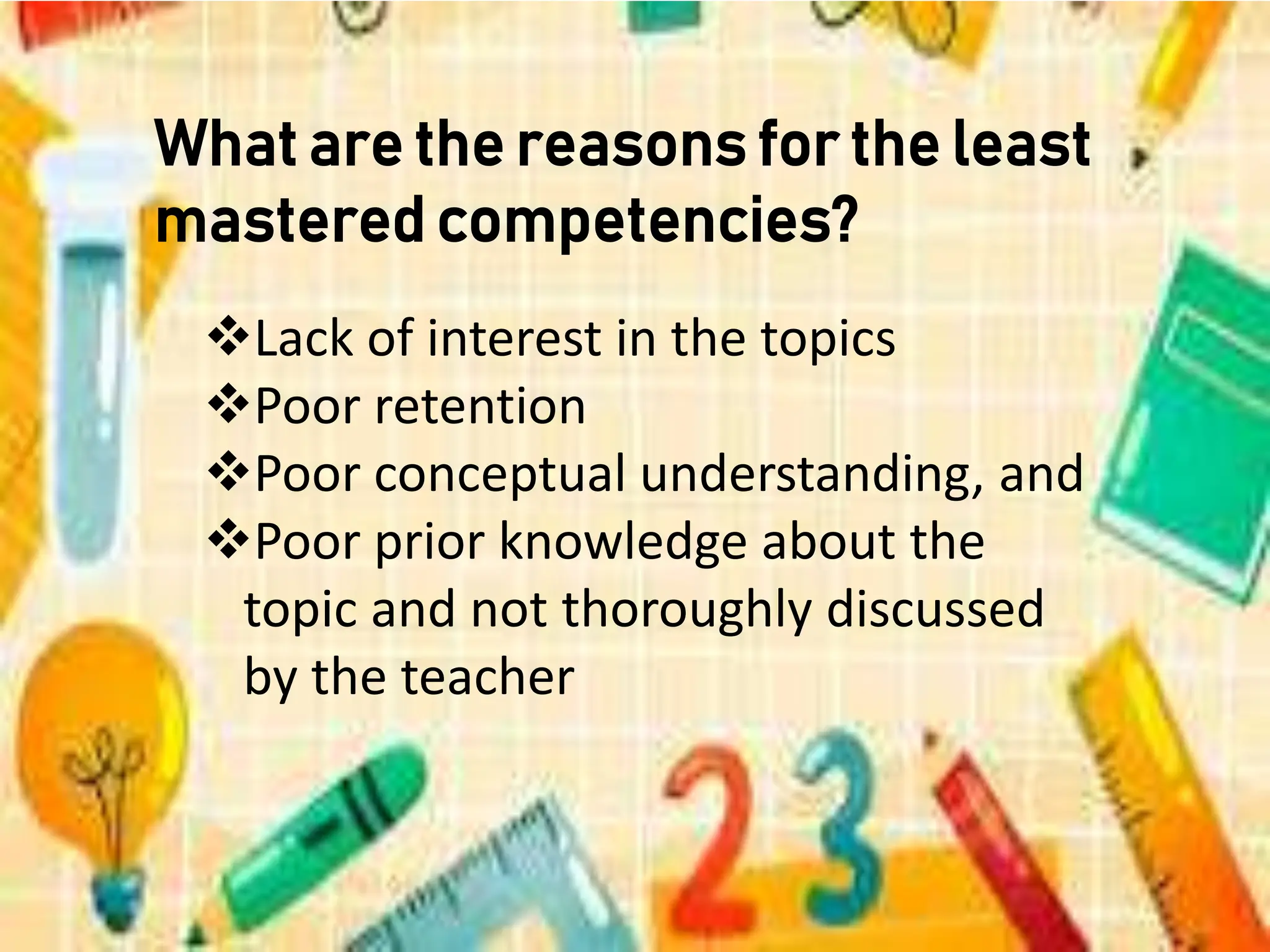 LEAST MASTERED SKILLS IN MATHEMATICS.pptx