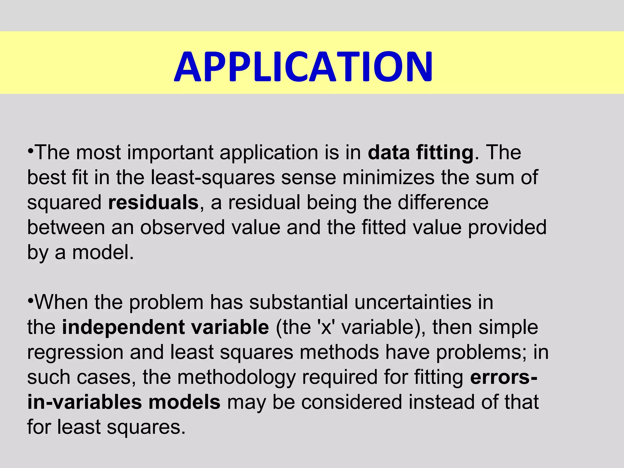 Least square method | PPT
