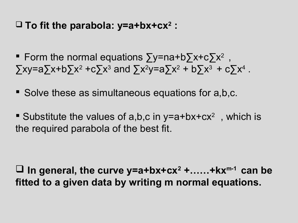 Least Square Method