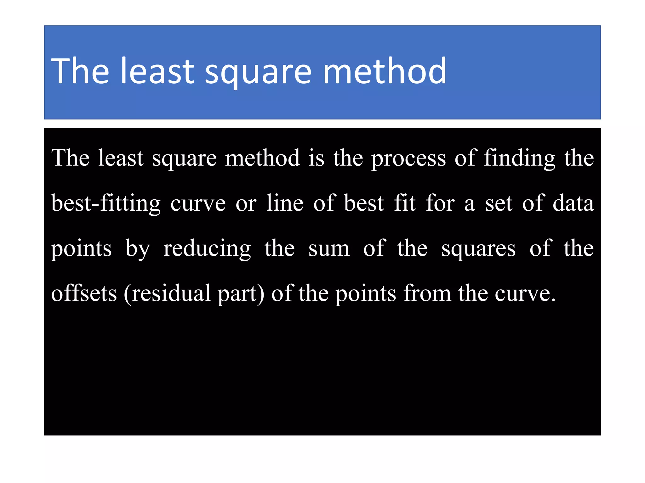 Least square method | PPTX