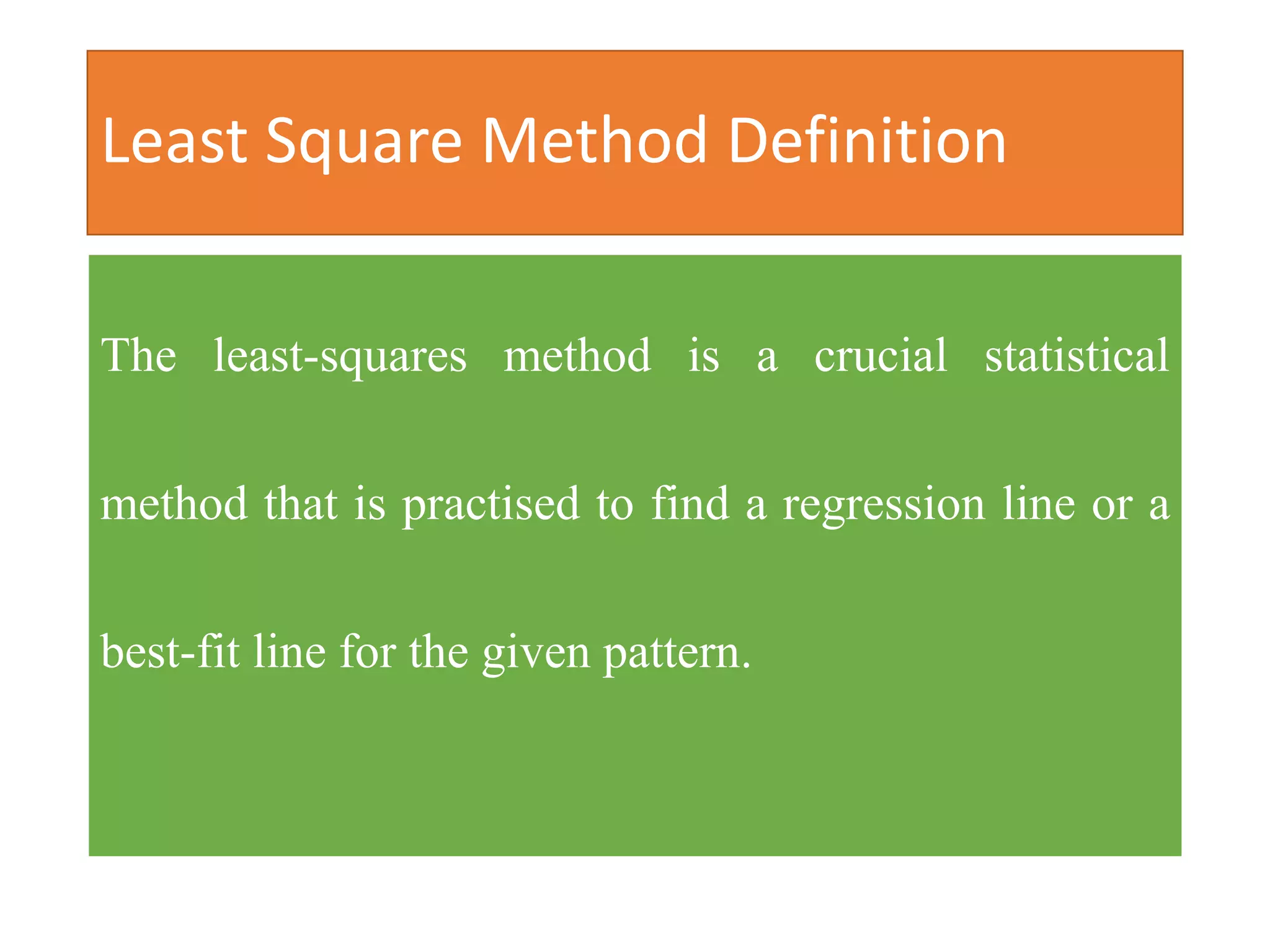 Least square method | PPTX