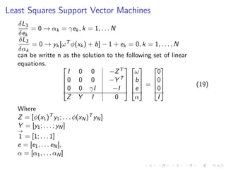 Least squares support Vector Machine Classifier | PDF