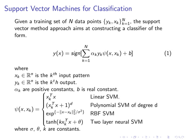 Least squares support Vector Machine Classifier | PDF
