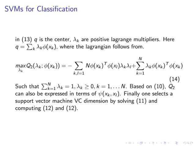 Least squares support Vector Machine Classifier | PDF
