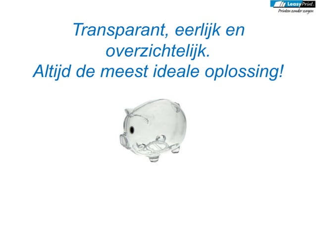 LeasyPrint-Presentatie | PPT