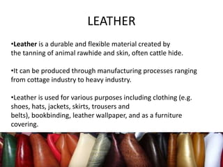 Leather | PPTX