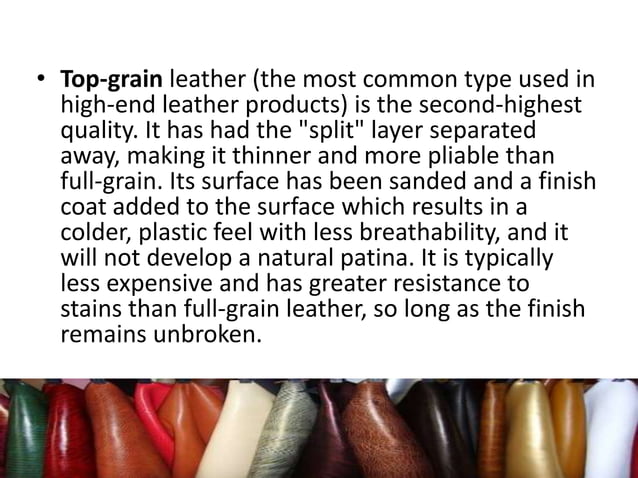 Leather | PPTX | Fashion Trends | Style & Fashion