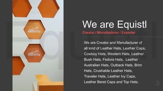 Leather Cowboy Hats - Crushable, Western & Outback Style Catalogue Equi ...