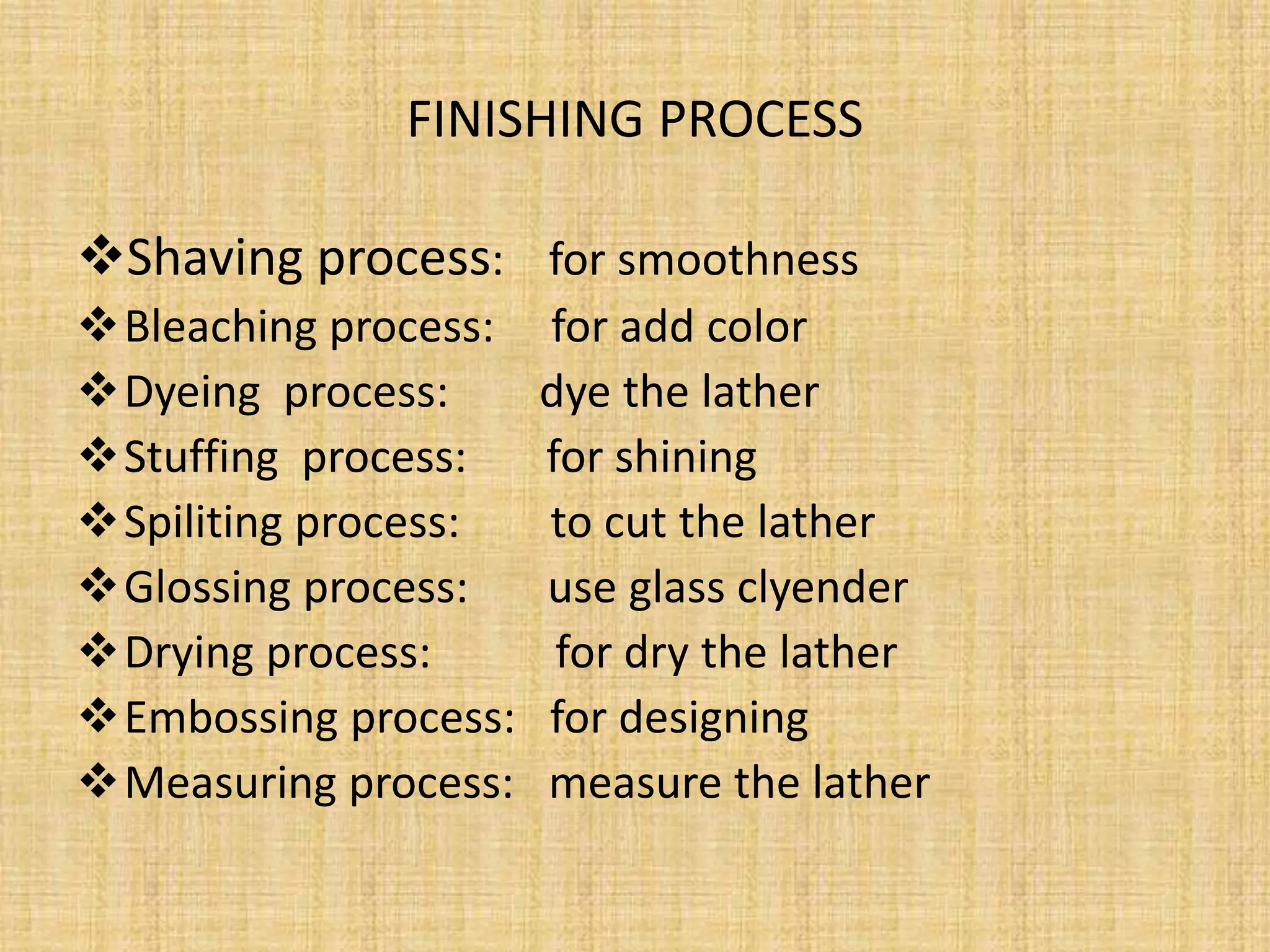 Leather Industry | Applied Chemistry | PPTX