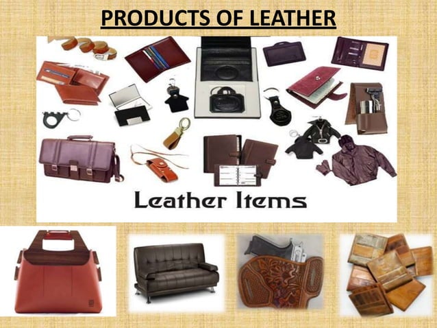 Leather Industry | Applied Chemistry | PPTX | Commodities | Economy