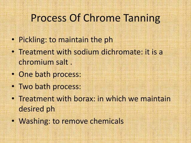 Leather Industry | Applied Chemistry | PPTX | Commodities | Economy