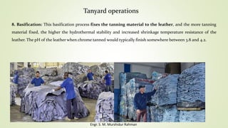 Leather (Hide or Skin) Manufacturing Processes | PPTX
