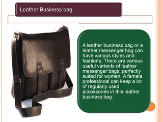Leather ppt | PPTX