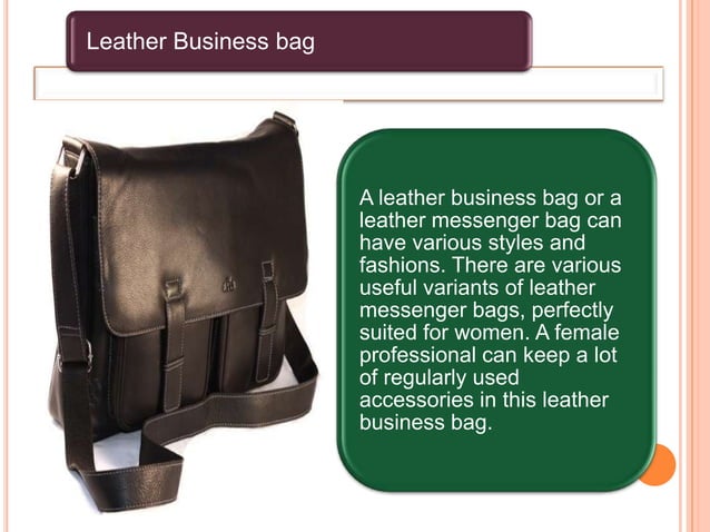 Leather ppt | PPTX