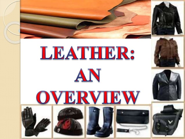 Leather presentation by ARPANA KAMBOJ | PPTX