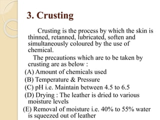 Leather presentation by ARPANA KAMBOJ | PPTX