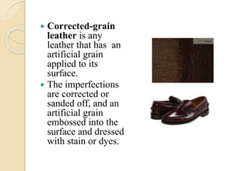 Leather presentation by ARPANA KAMBOJ | PPTX