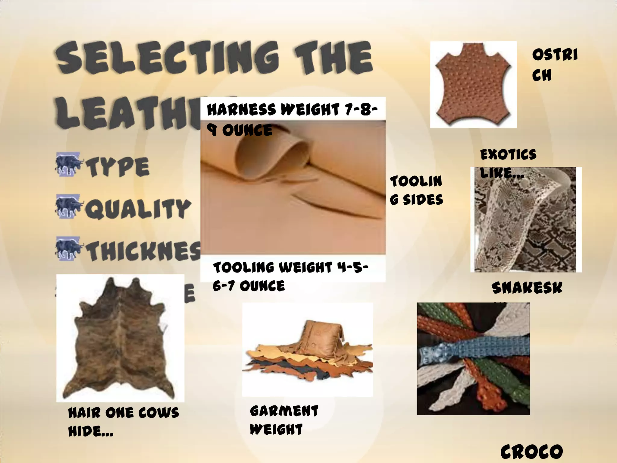 Leather presentation | PPTX