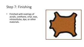 Leather processing | PPTX