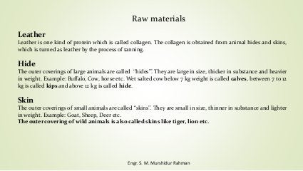 Leather Manufacturing Process | PPTX