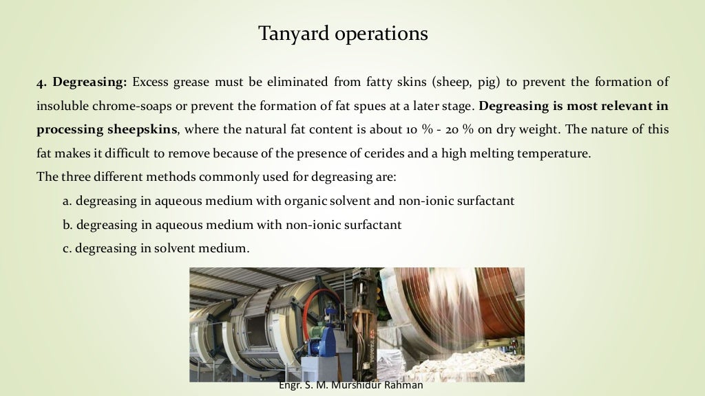 Leather Manufacturing Process | PPTX