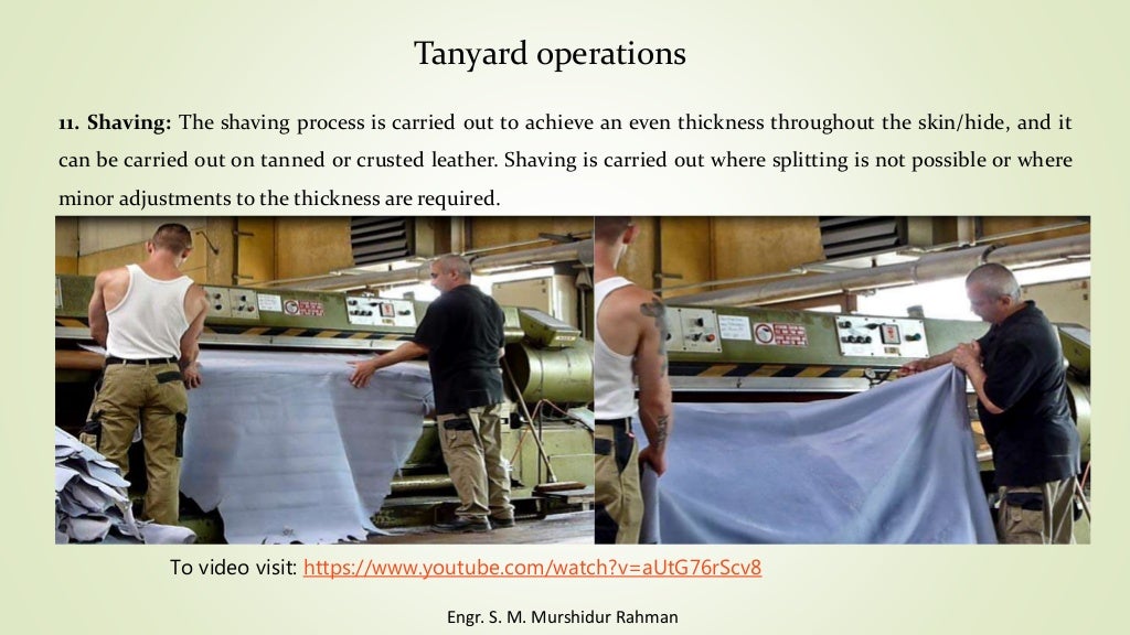 Leather Manufacturing Process | PPTX