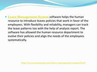 Leave management-system | PPTX