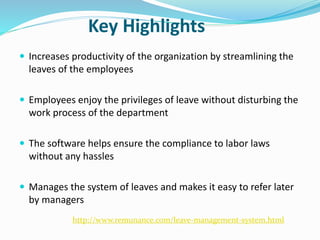 Leave management-system | PPTX