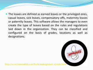 Leave management-system | PPTX